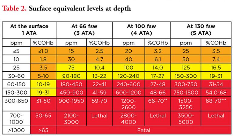 Carbon Monoxide Safety - Divers Alert Network